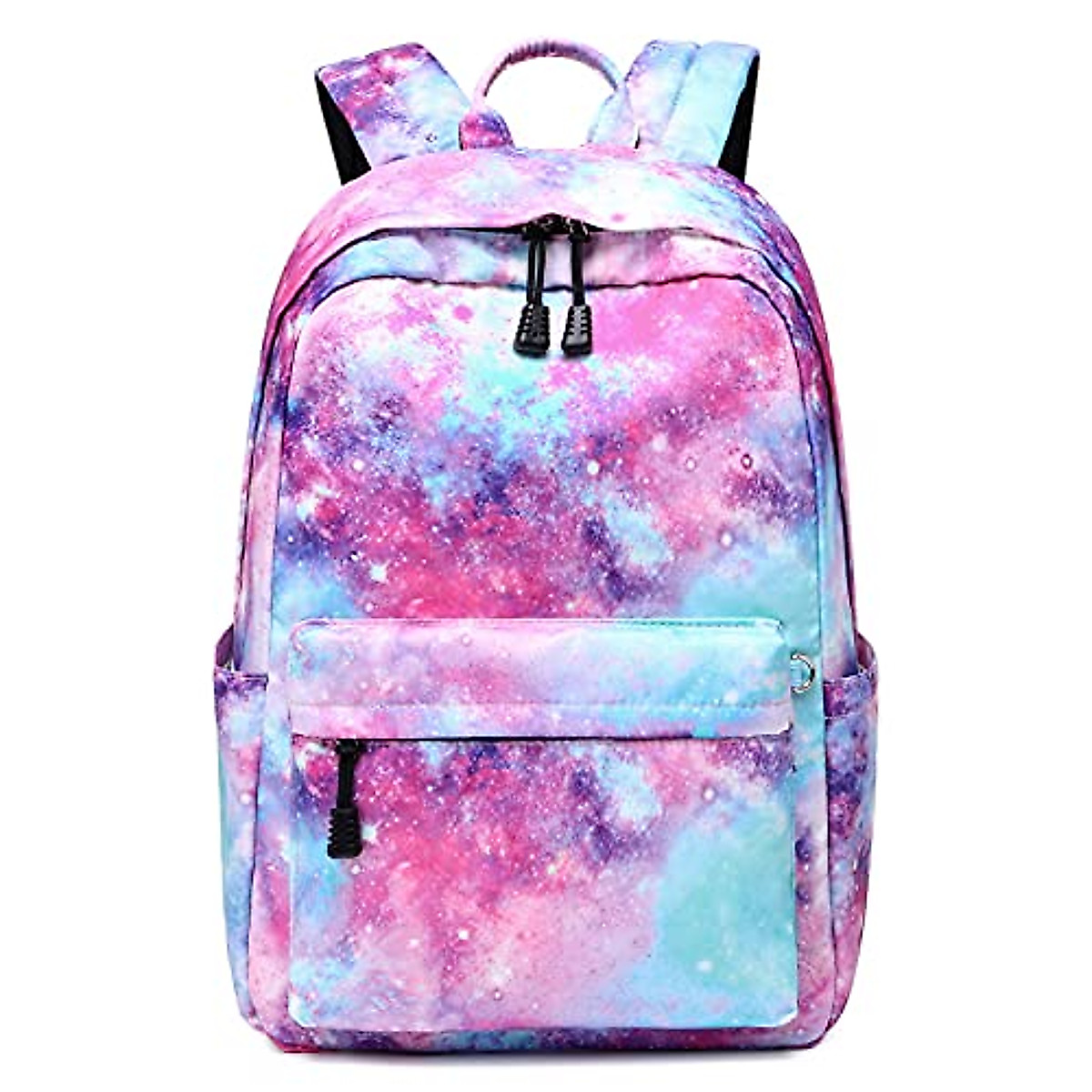 Ecodudo Cute Lightweight Galaxy Backpacks Girls School Bags Kids Bookbags (Galaxy Pink)