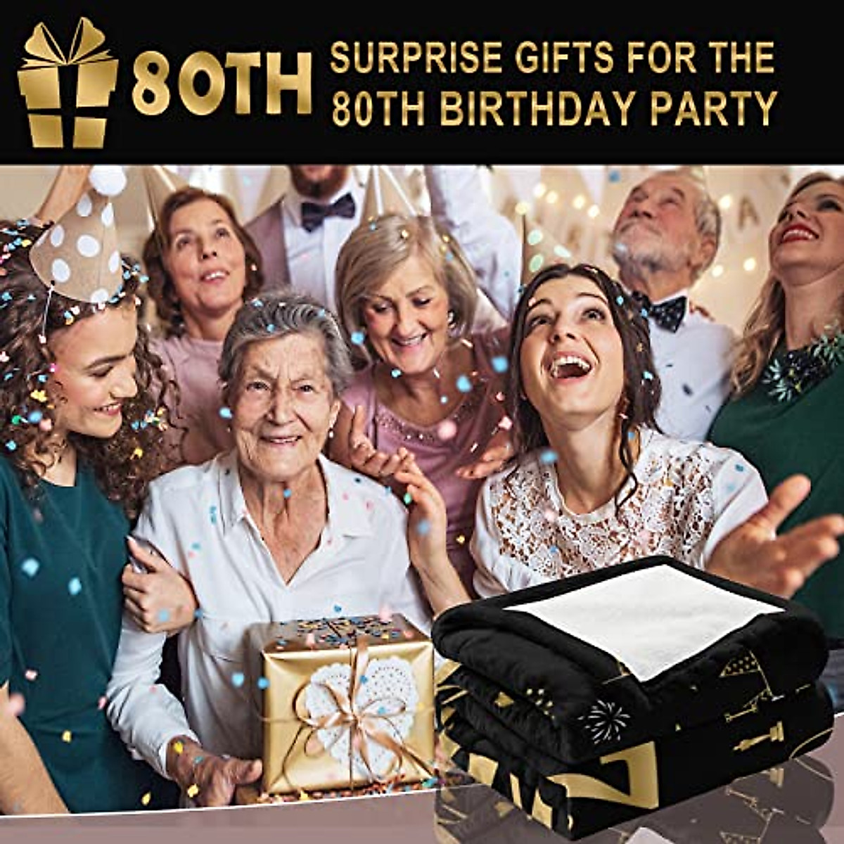 81st Birthday Gifts for Women Men Blanket, Happy 81st Birthday Decorations for Women Men, Best 81st Birthday Gifts Ideas, 1942 81 Year Old Birthday Gifts for Woman, 81 Birthday Throw Blanket 60” X 50”