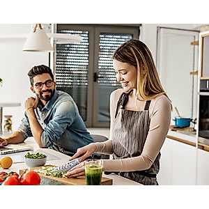 ASETY Damascus Knife Set 3 PCS, NSF Food-Safe Japanese Kitchen Knife Set with VG10 Steel Core, Ultra-Sharp Professional Chef Knife Set and Full Tang G10 Handle, Gift Box