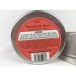 Trader Joe's Honeycrisp Apple Scented Candle, Bundle Two