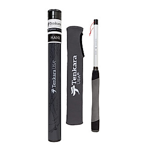 Tenkara USA Fly Fishing HANE™ Rod with Case, Super Compact All-Around for Small & Medium Fish - Ultra-Portable, Carbon Fiber, Lightweight (10ft10in - 330cm) (Tenkara USA Rod Only)