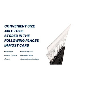 Teal Turtle 10 Inch Car Window and Windshield Ice Scraper Tool