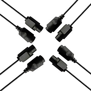 eLUUGIE 4 Packs 6ft Long Replacement Extension Cable for Nintendo 64 N64 Controller Extension Cord N64 Extension Pack Nintendo 64 Extension Cable