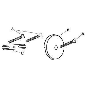 Danco Single Tub Drain Overflow Plate | One Hole | Screw Included, Chrome (89052)