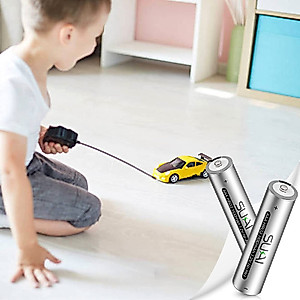 SUKAI AA AAA Rechargeable Batteries Combo - 12 Pack 1100mAh AAA & 12 Pack 2800mAh AA Rechargeable Batteries 1.2V High Capacity Low self-Discharge Ni-MH Battery