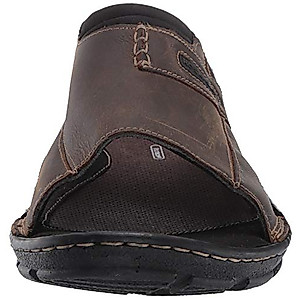 Rockport Men's Darwyn Slide 2 Sandal, Brown II Leather, 11 M US