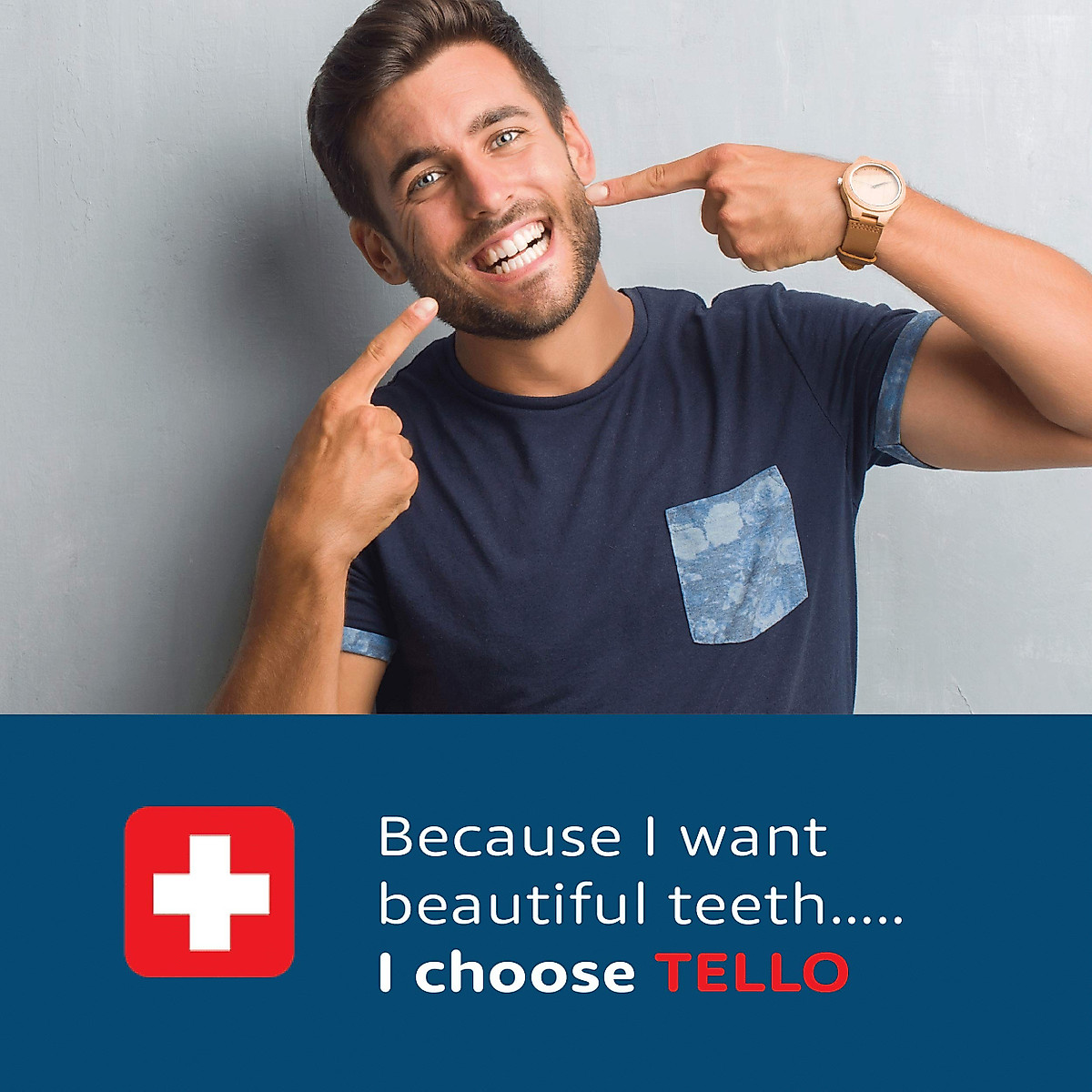 TELLO 4920 Adult Soft Swiss Toothbrush for Gentle Cleaning with Ergonomic Handle, 1 Count