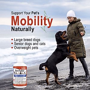 Vital Earth Minerals Pet Fulvic - Dog Allergy Relief, Joint Support Supplement 16 oz (Pack of 2)