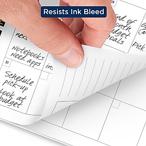 2024 Simplified by Emily Ley for AT-A-GLANCE® Weekly/Monthly Planner, 5-1/2" x 8-1/2", Cream Blossoms, January to December 2024, EL19-200