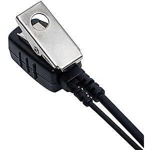Klykon G Shape Earpiece Headset for Motorola MTP850 MOTOTRBO XPR6550 XPR7550 XPR7580 XPR7380 APX6000 APX4000 XPR7350 APX7000 XPR6350 Walkie Talkie 2 Way Radio