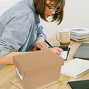 Homoyoyo Box Paper Organizer Handled Storage Container Desk Storage Organizer Desktop Organizing Holder Book Organizer Desktop Storage Organizer Makeup Stand Thick Section Z8