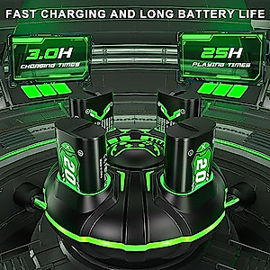 Ukor Fast Charging 4 x 2000mAh Rechargeable Battery Pack with Charger for Xbox Controller Rechargeable Batteries Xbox Accessories for Xbox One/Xbox Series X|S Xbox One S/Xbox One X/Xbox One Elite
