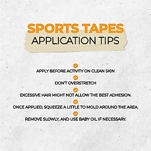 WOD ST-ACST Sports Athletic Tape, White (Pack of 3). Latex-free Self-Adhesive for Wrist, Ankle, Shoulder, Knee, and Hand Protection, for Weightlifting, Lacrosse, Hockey, Football, Lifters, & Climbers.