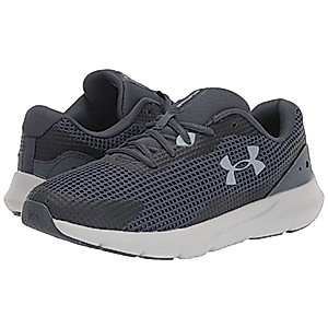 Under Armour Women's Surge 3 Print, (400) Downpour Gray/Harbor Blue/Metallic Harbor Blue, 7, US