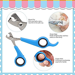 Rabbit Grooming Kit, Rabbit Brush for Shedding with Bunny Nail Clipper, Rabbit Nail Trimmers with Pet Combs for Hamster Guinea Pig Ferret by KALAMANDA(6 Pack)