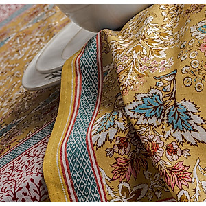 Maison d' Hermine Napkin 100% Cotton Set of 4 Decorative Washable Table Cloth Napkins, Dining, Home, Wedding, Banquet, Buffet, Marquise - Spring/Summer (20”x20”)