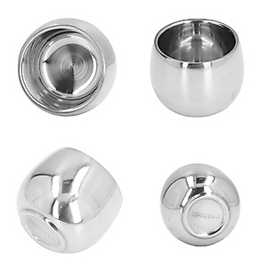 4Pcs Stainless Steel Coffee Cup, Coffee Mugs Camping Cup Double Walled Insulated Coffee Mug Reusable Metal Espresso Cup Mug Tea Cups