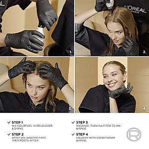 L'Oreal Paris Superior Preference Fade-Defying + Shine Permanent Hair Color, 3C Cool Darkest Brown, Pack of 1, Hair Dye