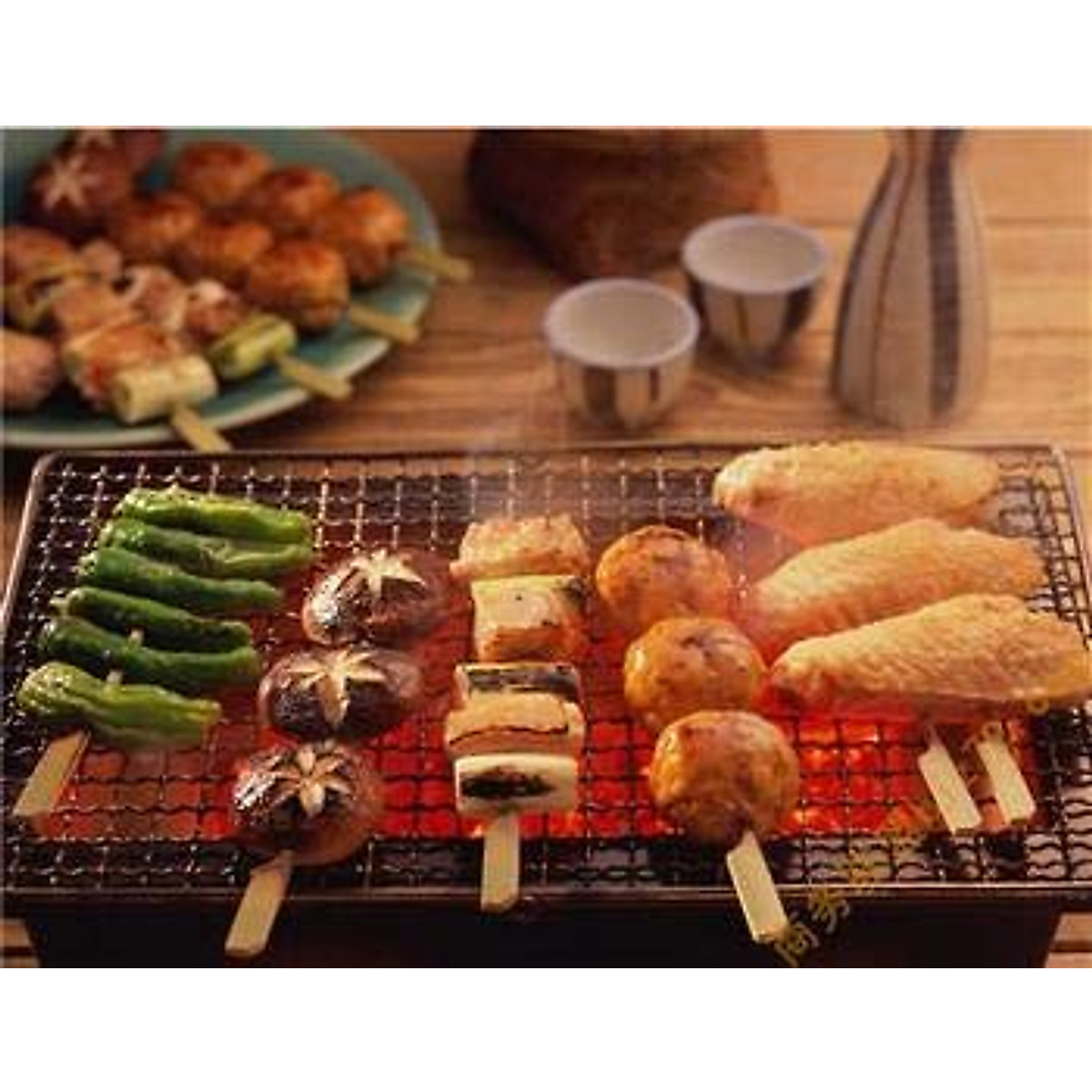 JapanBargain 1598, Kabob Skewers Cocktail Picks Bamboo Paddle Skewers for Yakitiori Appetizers Fruits Fondue BBQ Outdoor Grilling, 7 inch, 200pcs