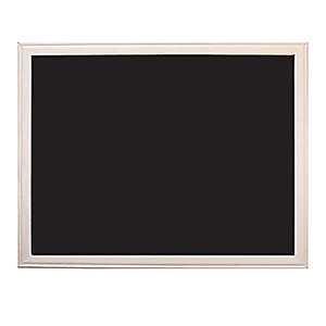 Flipside Products 18" x 24" Wood Framed Black Dry Erase Board, Hangable Dry Erase Board, Dry Erase for Wall, Classroom, Home, Office
