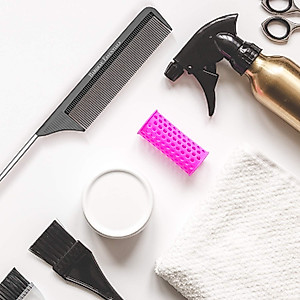 Professional 8.8 Inch Tail Comb - Black Carbon Fiber And Stainless Steel Pintail - Anti Static And Heat Resistant Teasing Lightweight Comb For All Hair Types