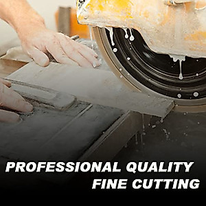 Whirlwind USA LCPM 7",Super Thin Premium Continuous Rim Tile Saw Diamond Blades,for Cutting Porcelain Tiles Granite Marble Ceramics (7 inch)