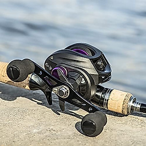 Fishing Reel, Baitcasting Reel, Magnet Braking System, 12+ 1 Shielded Ball Bearings, 17.6 LB Max Drag, Available in 7.2:1 and 8.1:1