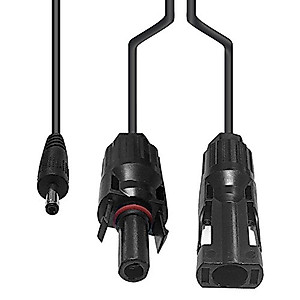 ACOPOWER 5.5mm x 2.1mm with Solar Connector Female/Male for Solar Panel Connecting,220wh Generator DC Adapter