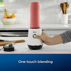 Oster MyBlend Plus Personal Blender, 20-Oz, BPA-Free, Portable, 500-Watt, with a One-Touch Function, Stainless Steel Blade, and 3-Year Satisfaction Guarantee