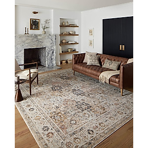 Loloi II Monroe Collection MON-02 Beige/Multi 6'-7" x 9'-3" Area Rug