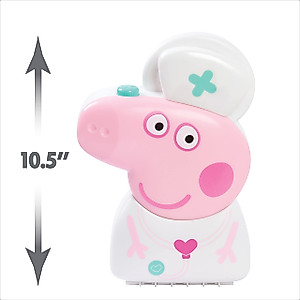 Peppa Pig Checkup Case Set with Carry Handle, 8-Piece Doctor Kit for Kids with Stethoscope, Kids Toys for Ages 3 Up by Just Play