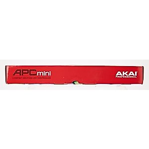 AKAI Professional APC Mini MK2 - USB MIDI Pad Controller for Clip Launching with Ableton Live Lite, 64 RGB Pads, Drum and Note Mode and MIDI Mixer