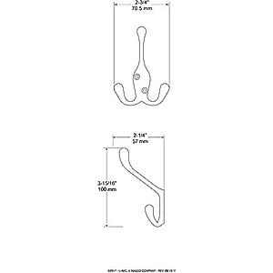LIBERTY B42306Q-CHR-C5 Tri-Hook