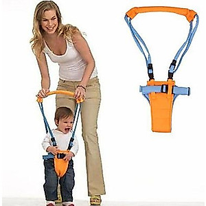 Adjustable Baby Walker Toddler Walking Assistant Harness Hand-Held Baby Walking Learning Helper Breathable Infant Leashe Walking Belt for for 0-24 Month Unisex Children
