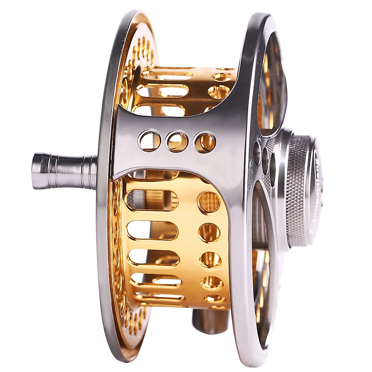 Fly Fishing Reel Large Arbor 2+1 BB with CNC-machined Aluminum Alloy Body and Spool in Fly Reel Sizes 5/6