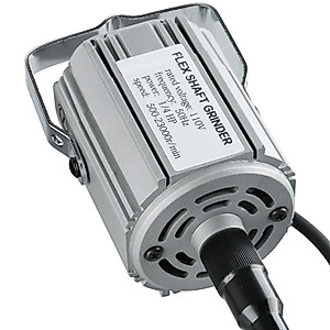 780W Strong Power Flex Shaft Hanging Grinder, 23000 RPM Electric Multi-function Metalworking Tools, 1/4"HP Rotary Tool Repair Kit, Foot Pedal Control Metal Flexible Shaft (780W)