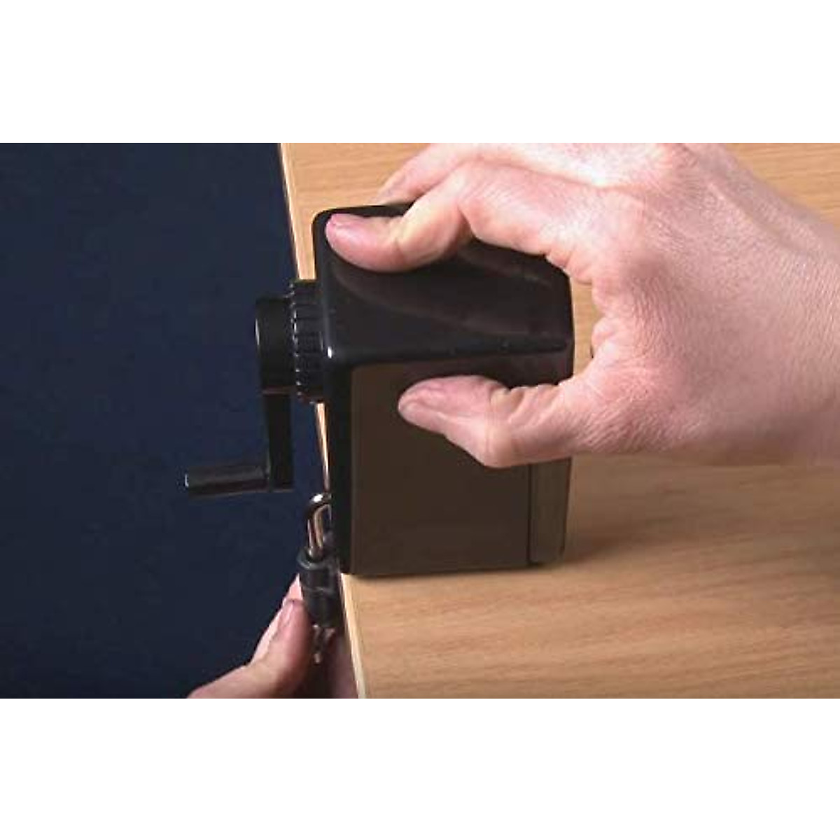 Derwent Super Point Manual Helical Pencil Sharpener (2302001) , Black , 1 Count (Pack of 1)