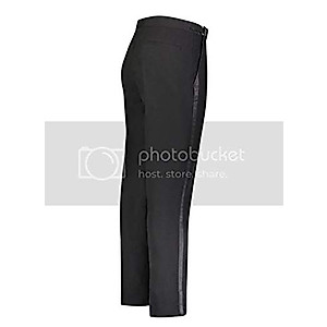 RGM Men's Tuxedo Pants Side Satin Stripe - Pleated Or Flat Front 28W x 32L