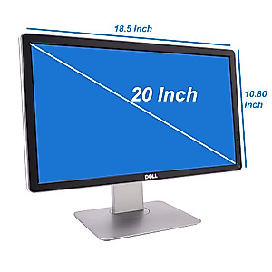 Dell P2014HT Widescreen 20 inch LED Monitor, VGA, Display Port, DVI, 16.7 Million Colors, 178 Degree Viewing Angle, Built-in USB Hub, HD at 60Hz, 8ms Response time (Renewed)