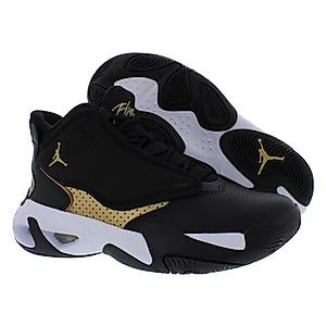 Jordan Jordan Max Aura 4 (Big Kid) Black/Metallic Gold/White 6.5 Big Kid M