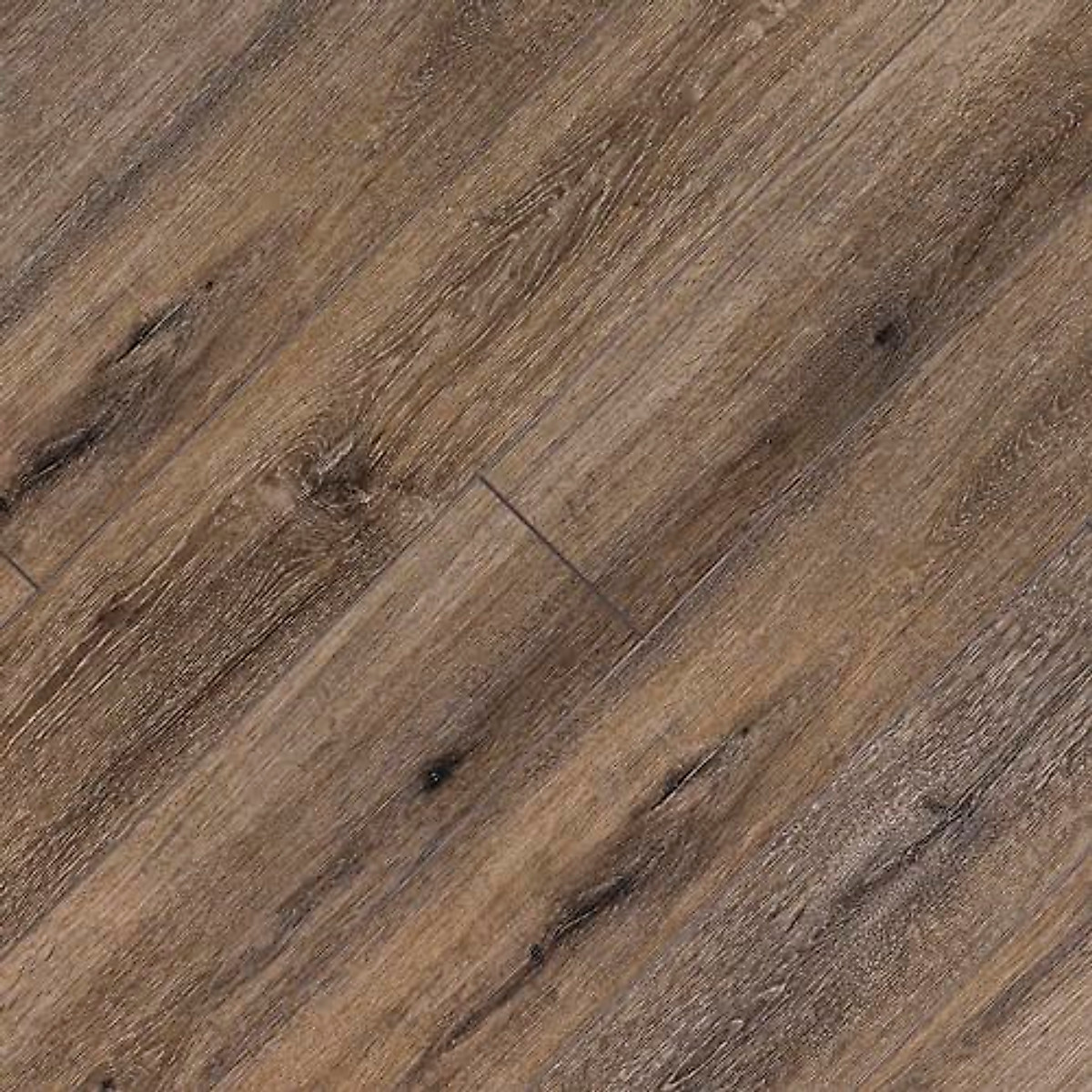 MSI Rutledge 7 in. x 48 in. x 20 MIL Luxury Vinyl Flooring, Rigid Core Planks, LVT Tile, Click Lock Floating Floor, Waterproof LVT, Wood Grain Finish, CASE, Autumn Woods Brown, 23 Square Feet