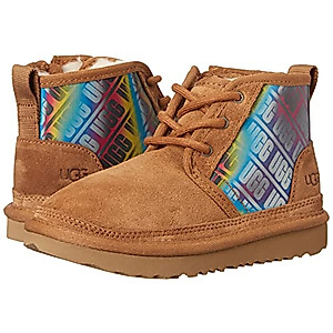 UGG Kids Neumel Chromatic Chukka Boot, Chestnut, 8 US Unisex Toddler