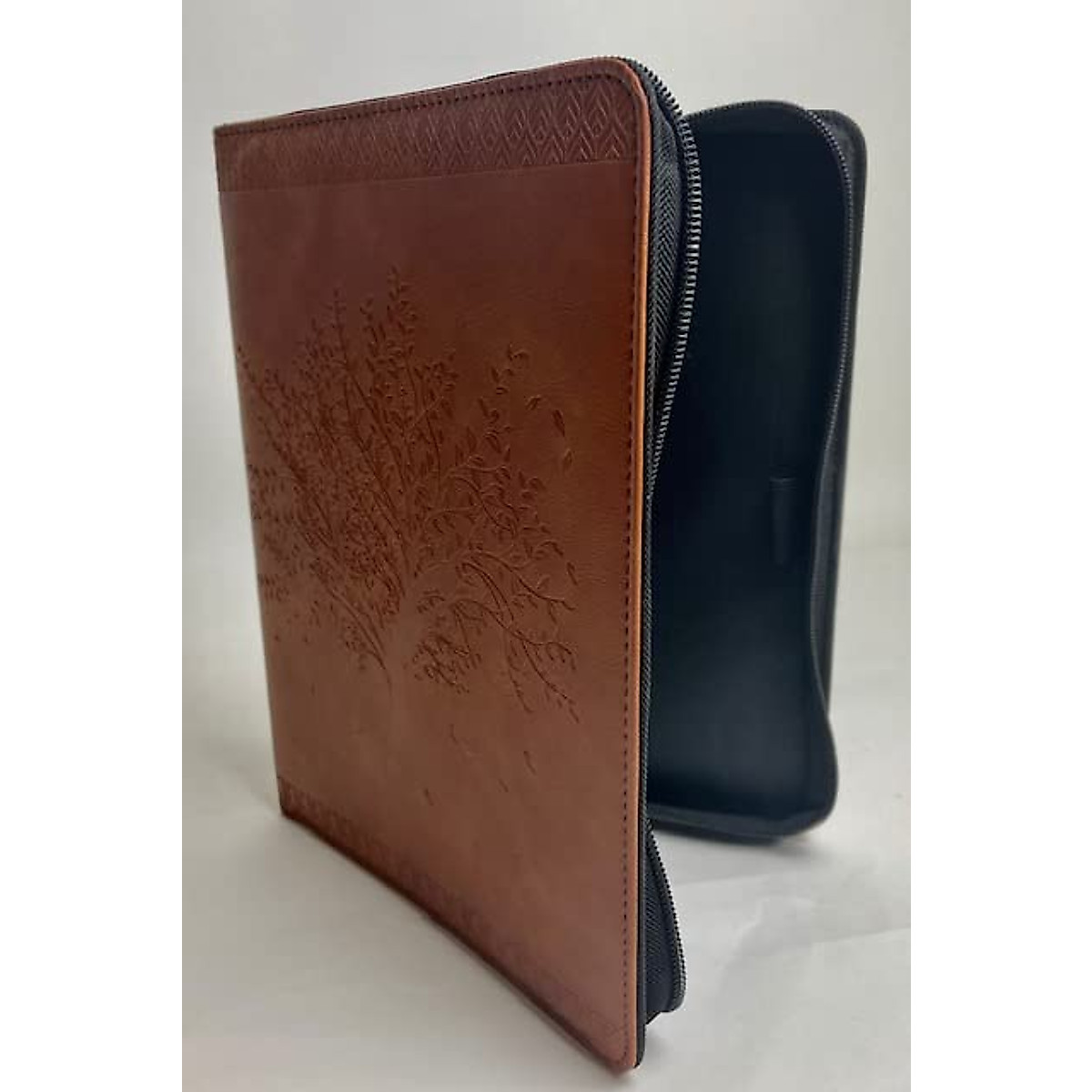 Embossed Spiritual Divine Tree of Life Holy Bible Book Cover (Large Size)