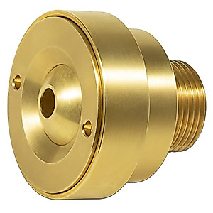 DearChan Swimming Pool Spa Brass Deck Jet Fountain Crown Nozzle w/Ground Lug