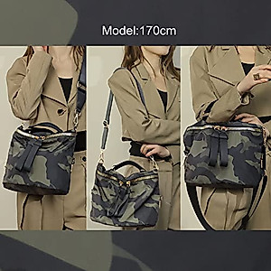 PAKFIEKS Women Nylon Handbag Anti-theft Casual Lightweight Travel Shopping Shoulder Bag Waterproof Crossbody bag