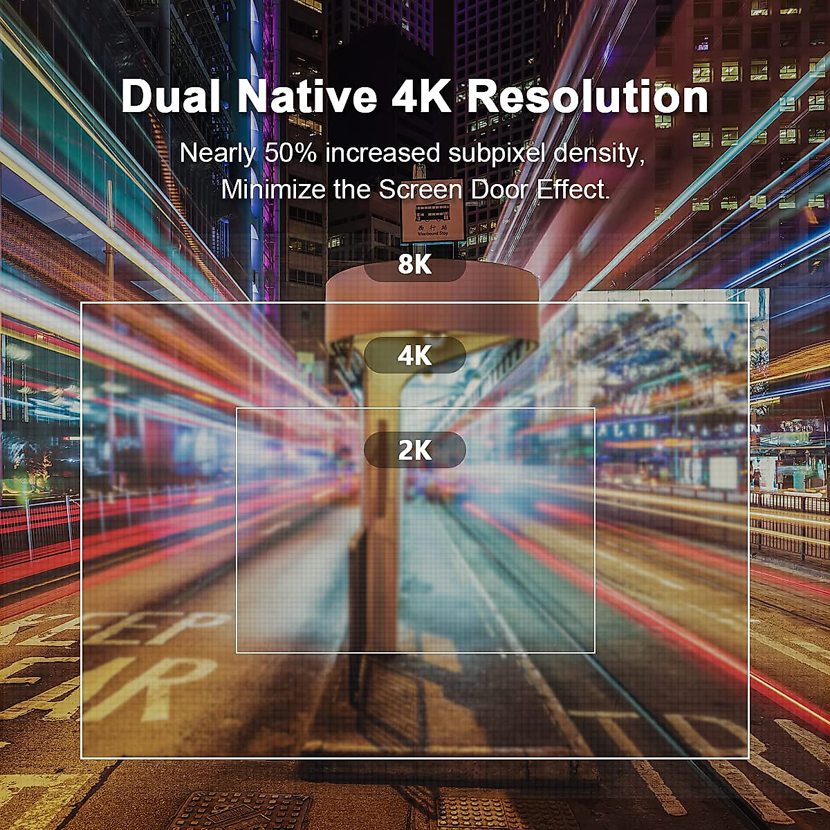 Pimax Vision 8K X VR Headset with Dual Native 4K CLPL Displays, 200 Degrees FOV, Fast-Switched Gaming RGB Pixel Matrix Panels for PC VR Steam Games Videos, USB Powered, KDMAS