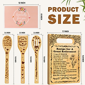 Retirement Gifts for Women Men, Going Away Gift Leaving Gift Farewell Gift for Coworker Colleague Boss Leader Friends, Gifts for Mom Grandma Teachers Nurse, Retired Kitchen Gift- Cutting Board Set