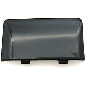 Replacement Battery Cover Lid Door Battery Case for Gameboy Micro GBM Console (Black)