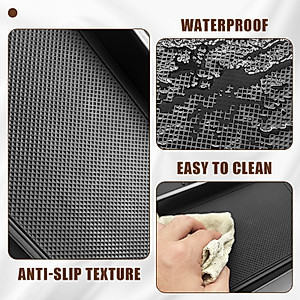 Muslogy Center Console Organizer Compatible with 2023 2024 2025 Honda Pilot Accessories, 2024 2025 Ridgeline/Passport Center Console Storage Box Divider Inserts Interior ABS Material(Black)