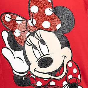 Disney Minnie Mouse Baby Girls Ruffle T-Shirt Legging Set Red/Black 18 Months